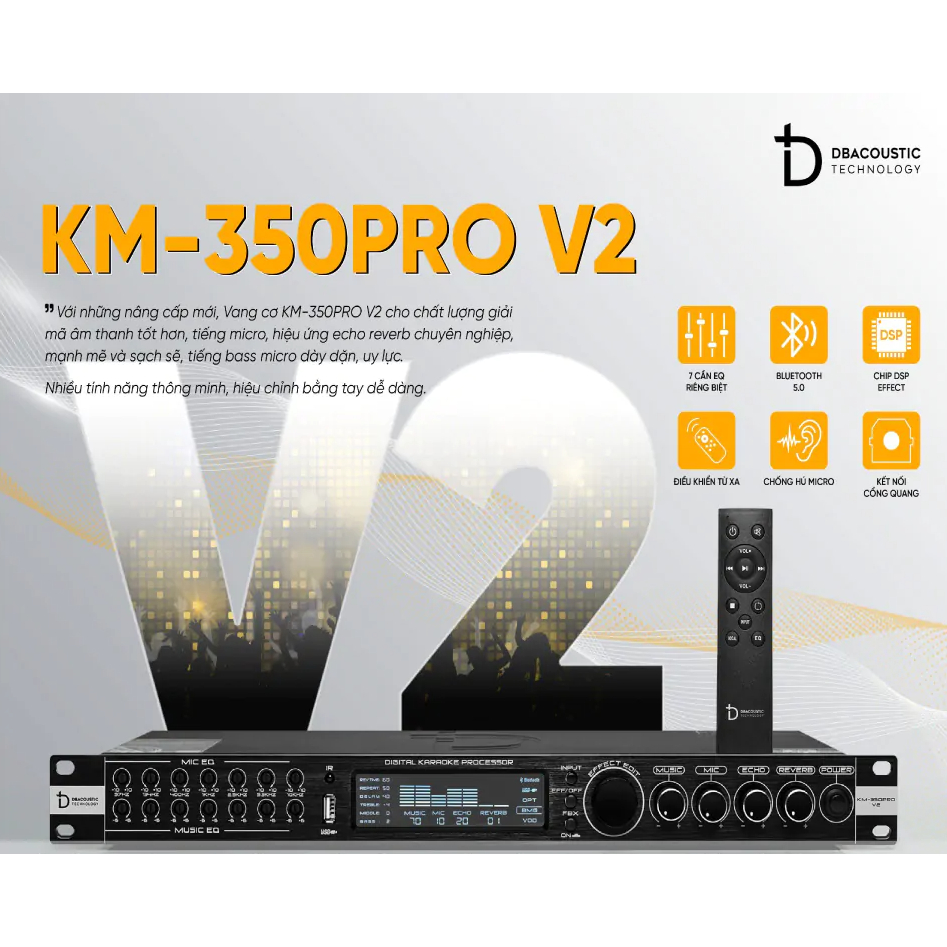 Vang cơ lai số dB Acoustic KM 350PRO V2 & KM320 PLUS - Hàng Chính Hãng | Shopee Việt Nam