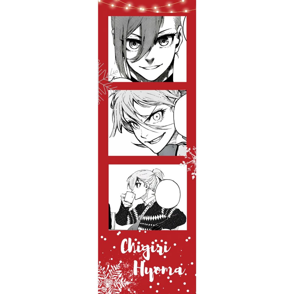 Photostrip 5x15cm Anime Blue Lock giáng sinh ,noel char Kaiser, Rin ...