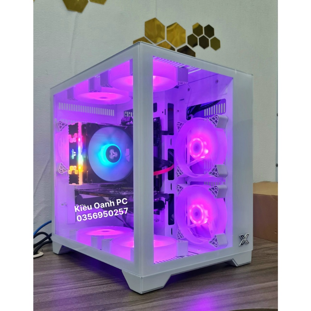 Vỏ Case César Bravery Mid Tower (Màu Đen / Trắng) | Shopee Việt Nam