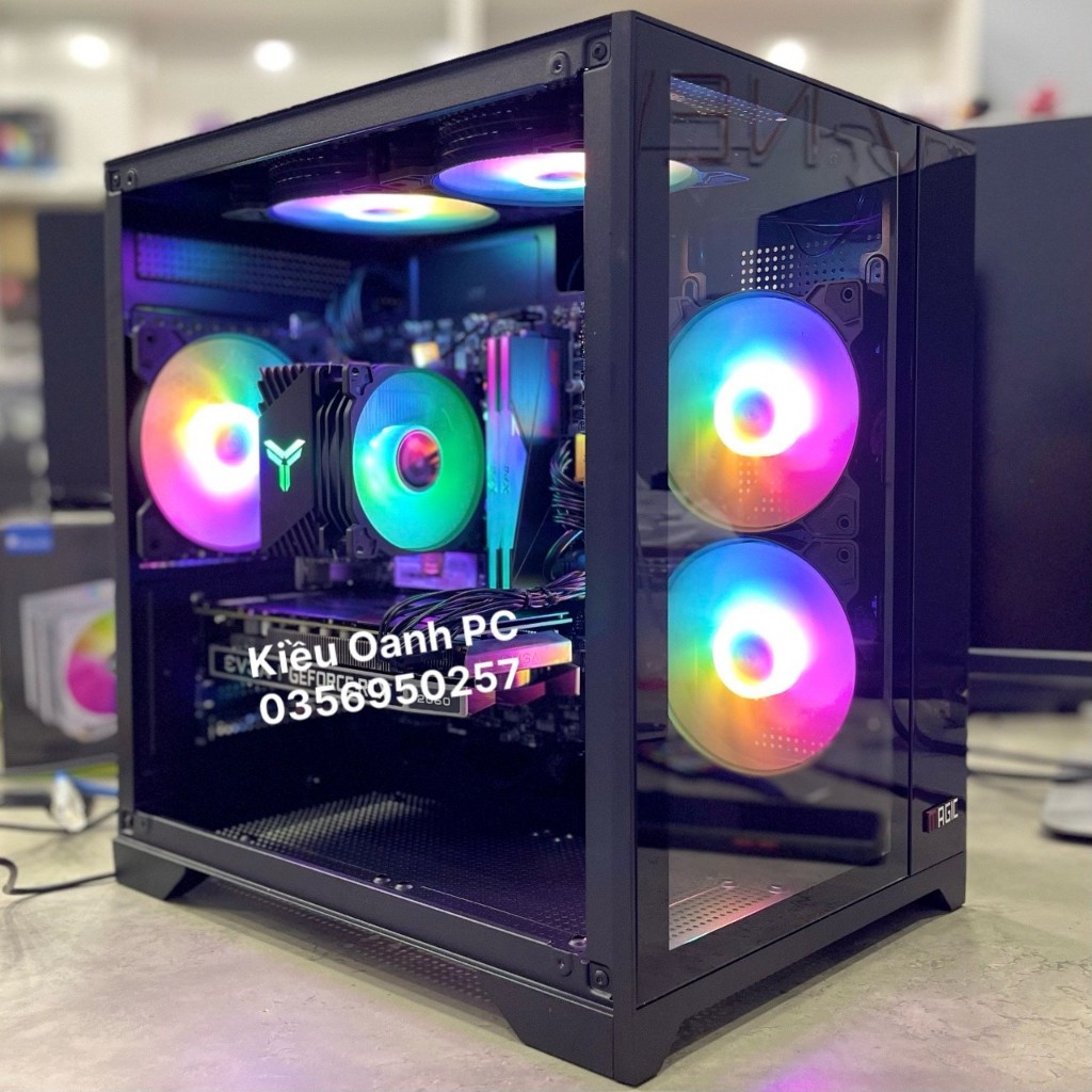 Vỏ Case César Bravery Mid Tower (Màu Đen / Trắng) | Shopee Việt Nam