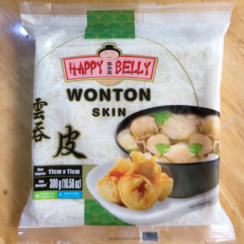 HAPPY BELLY - gói WONTON 300g - VỎ HOÀNH THÁNH / SINGAPORE / Wonton Skin (HALAL) (bql) | Shopee ...