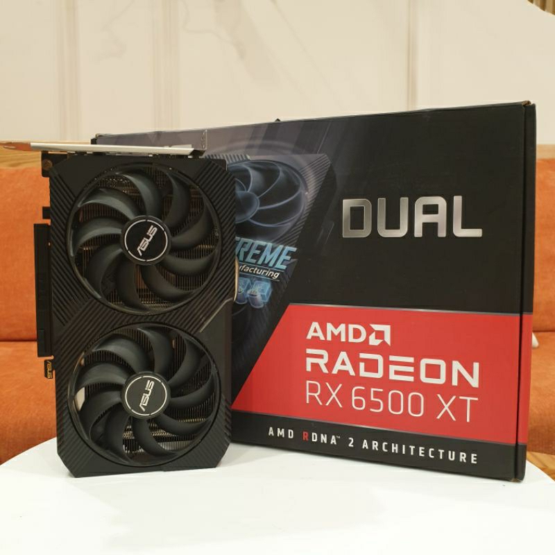 ASUS DUAL RX 6500 XT OC 4GB | Shopee Việt Nam