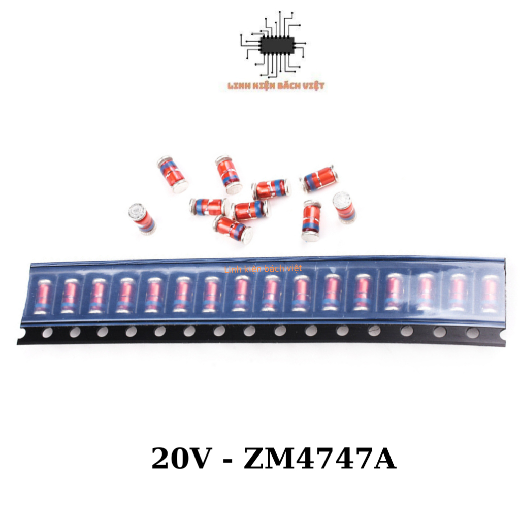 Diode Zener SMD 1W 20V ZM4747A LL41 (10c) | Shopee Việt Nam