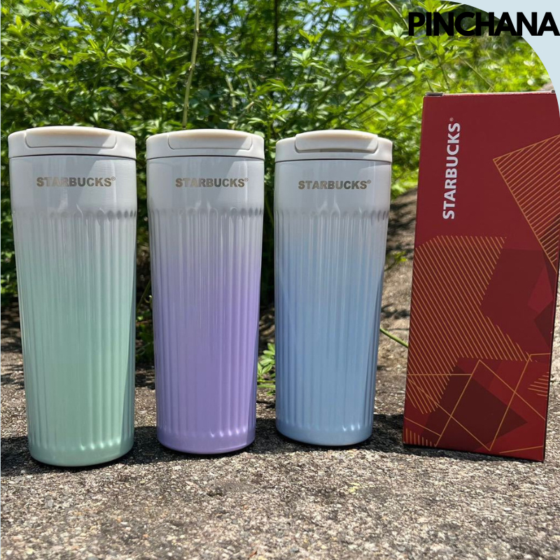Ly giữ nhiệt Starbucks Gradient 500ml, bình nước inox 304 nắp kín chống ...