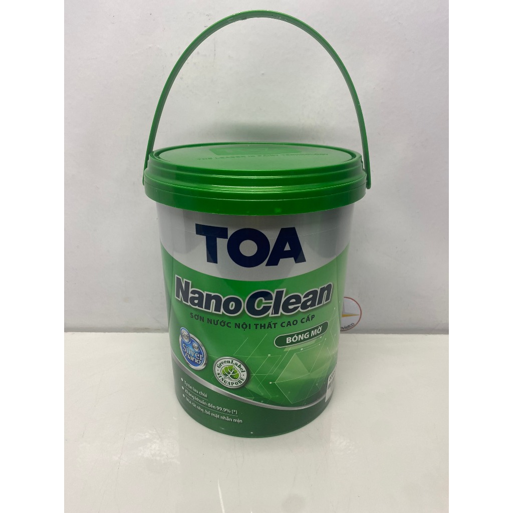 Sơn nước nội thất cao cấp TOA Nanoclean màu xanh 7508_ 5L | Shopee Việt Nam