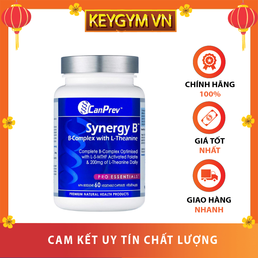 CanPrev Synergy B Complex with L-Theanine, 60 Viên | Shopee Việt Nam