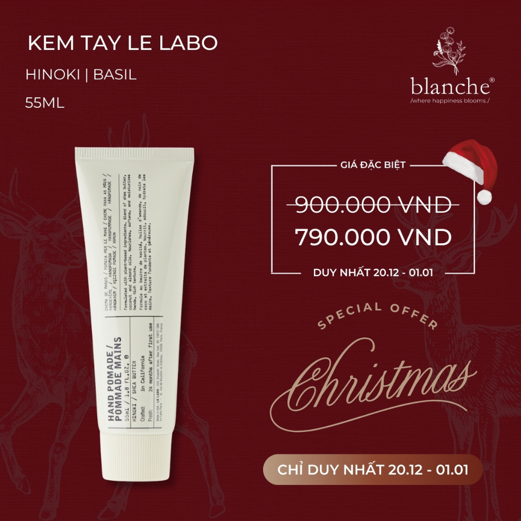 Kem Tay Le Labo Hand Cream/Hand Pomade Hinoki & Basil 55ml (Có Sẵn ...
