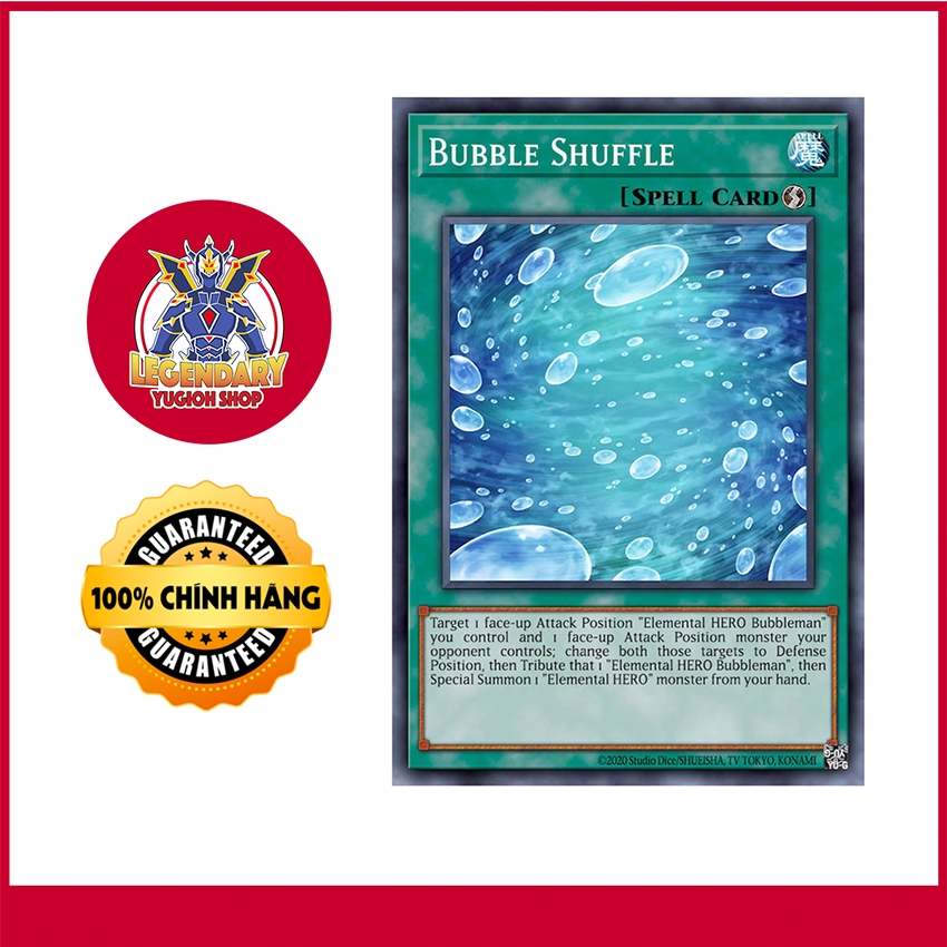 [Thẻ Bài Yugioh Chính Hãng] Bubble Shuffle | Shopee Việt Nam