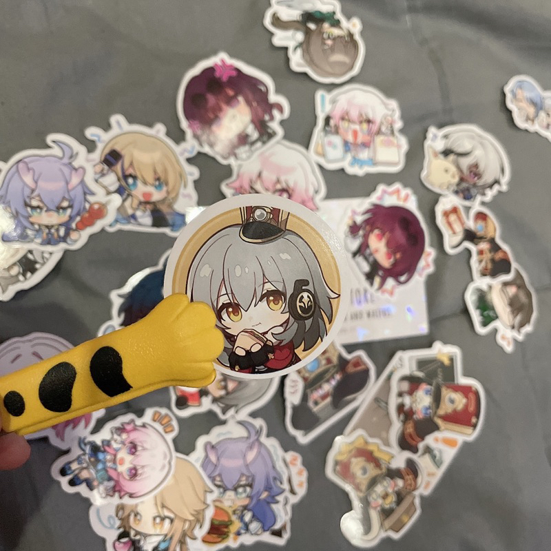 Sticker Honkai StarRail Cán Bóng 3cm | Shopee Việt Nam