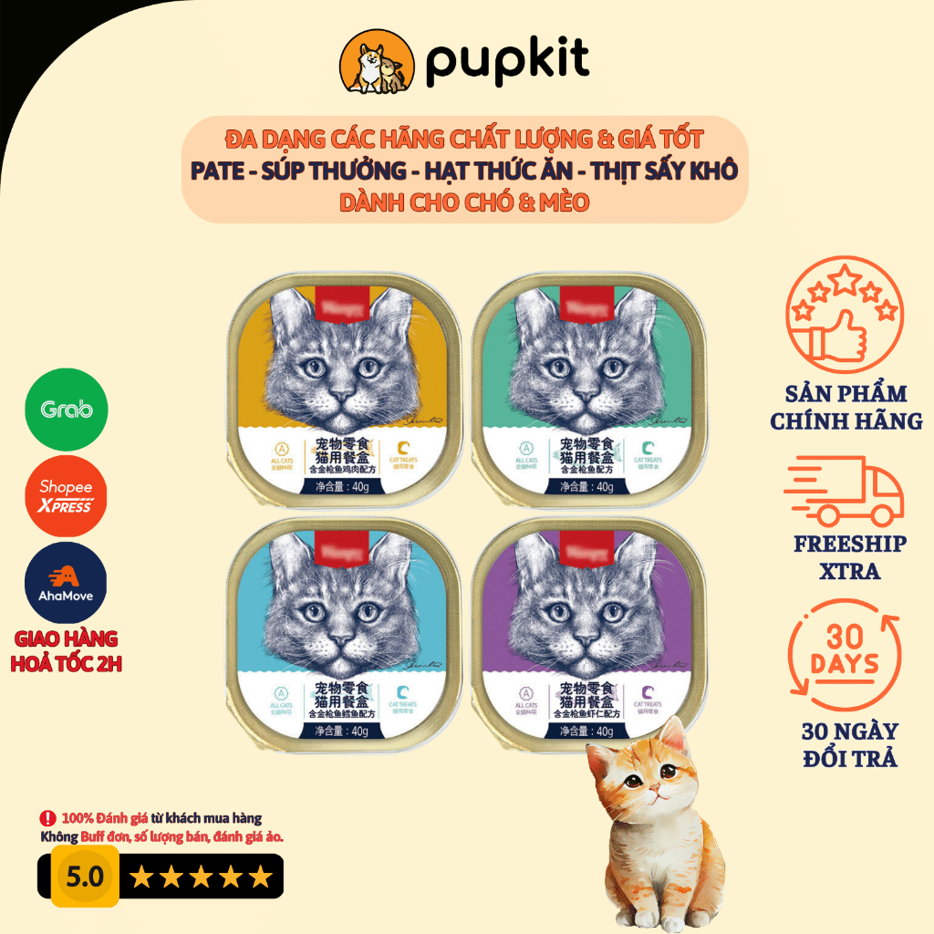 Pate Wanpy Premium Mousse Cho Mèo Hộp 40G | Shopee Việt Nam