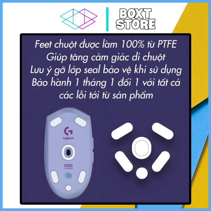 Mouse Feet PTFE WHITE ICE Cho Chuột Logitech G304 | Shopee Việt Nam