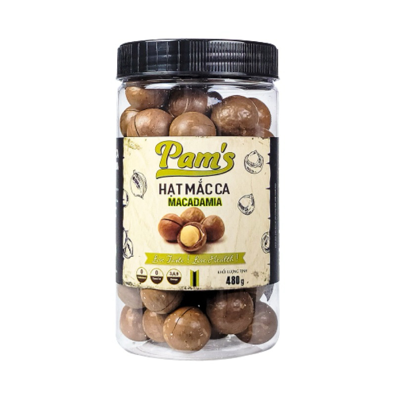 Hạt Mắc Ca Pam’s hộp 480g | Shopee Việt Nam