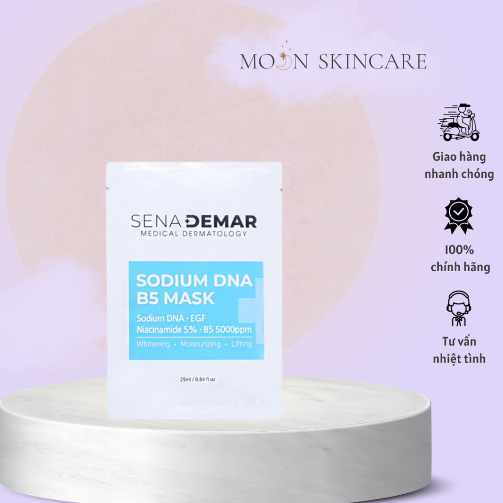 Mặt Nạ Cấp Ẩm, Dưỡng Trắng Sena Demar Sodium DNA B5 25ml | Shopee Việt Nam