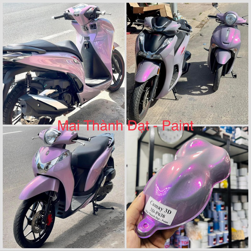 Màu Camay 3D-P638 Ánh Hồng Phủ Xám Ximang ( Sơn Oto Xe Máy ) Phân Loại Tuỳ Chọn | Shopee Việt Nam