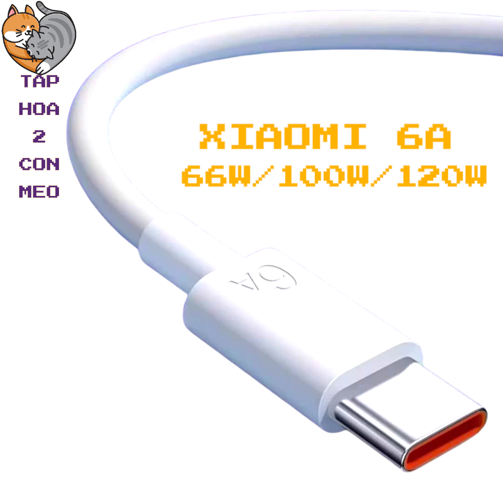Dây Sạc 1 Mét dành cho Sạc Xiaomi 33w/55w/67w/120w Siêu nhanh - Mi Charge Turbo - Có Bảo Hành ...