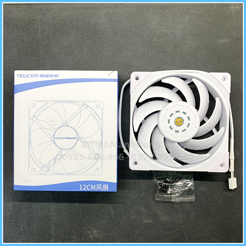 Quạt Teucer T30 - PWM, 12cm, 2000rpm, 68 CFM, 4 pin PWM. | Shopee Việt Nam