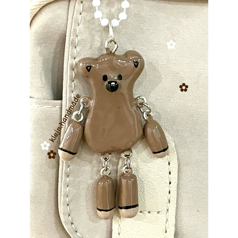 [Handmade] Móc khoá đất sét Teddy - Nhận làm theo yêu cầu | Shopee Việt Nam