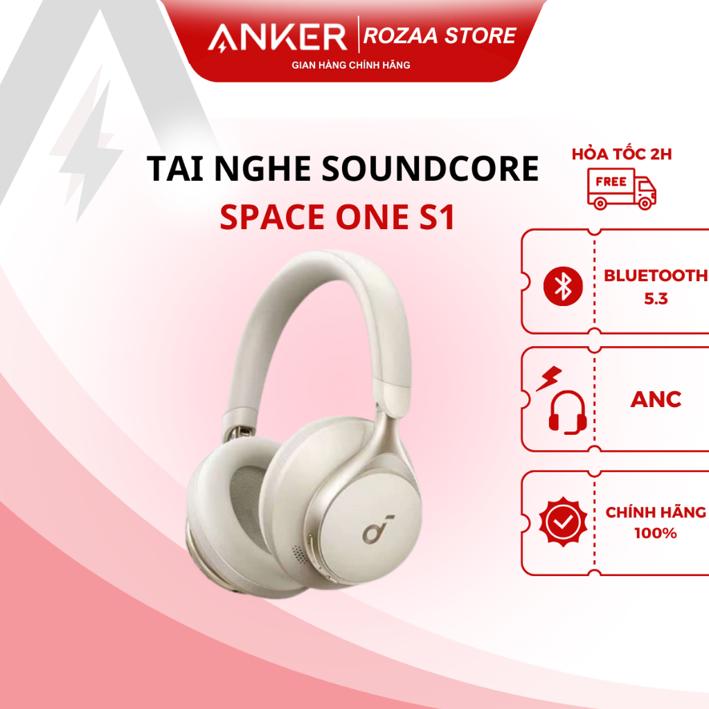 Tai Nghe Chụp Tai Chống Ồn Anker Soundcore Space One Model A3035 S1 ANC - Bảo Hành 12 tháng ...
