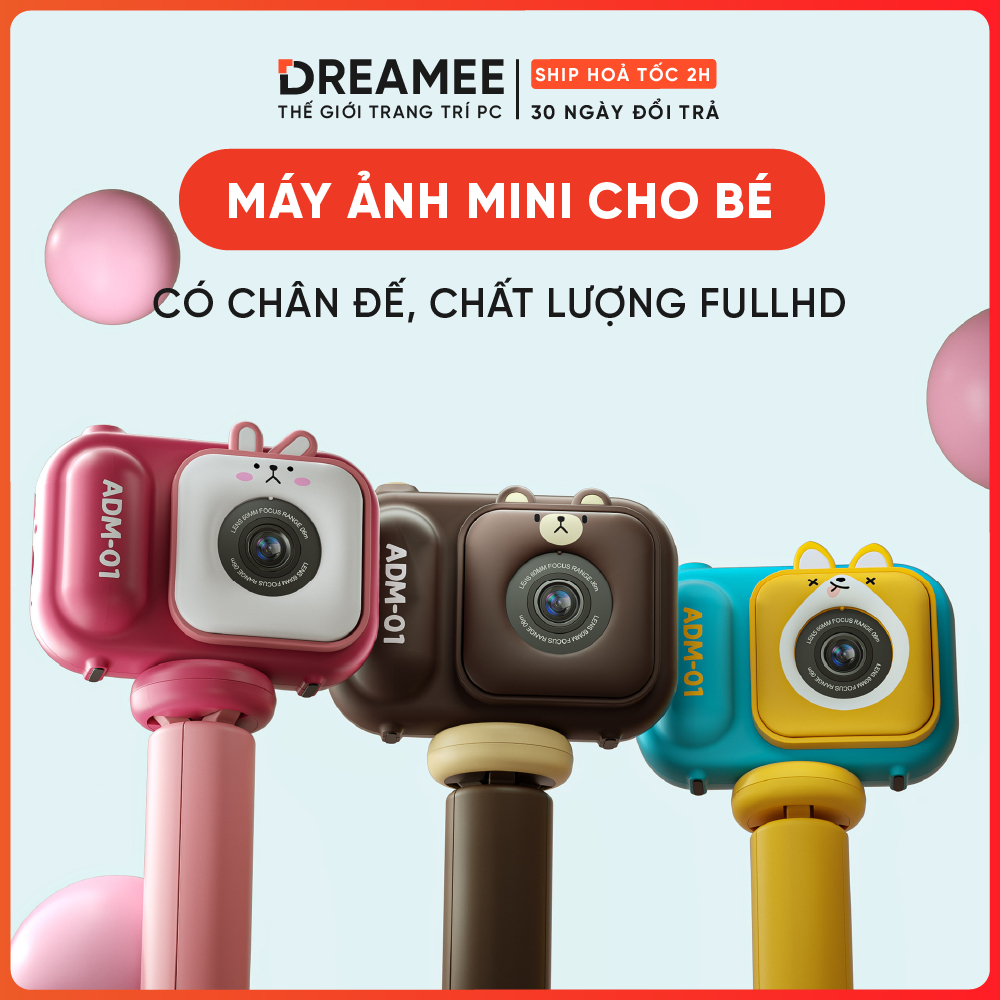 Máy Ảnh Mini Cho Trẻ Em Nhỏ Gọn Nhiều Tính Năng Dễ Sử Dụng Tặng Kèm ...