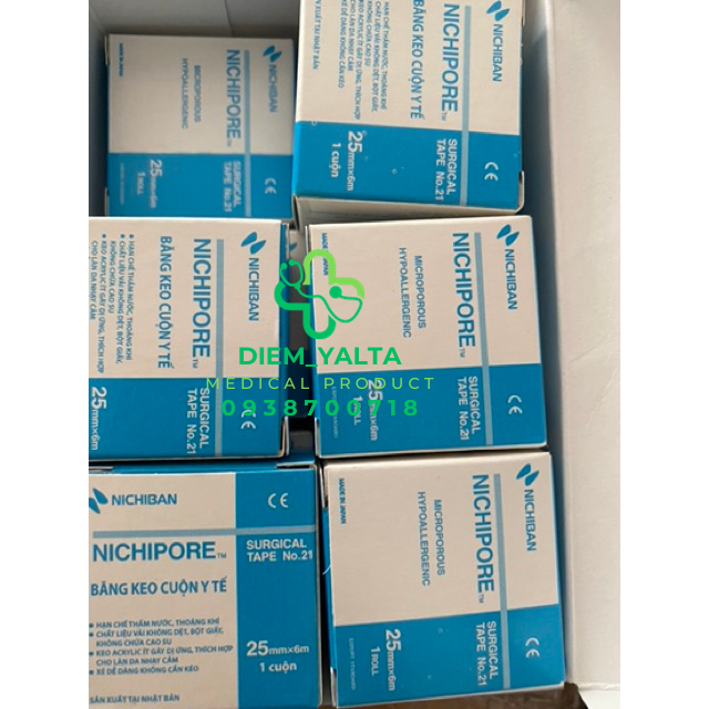 Băng keo Y Tế NHẬT BẢN NICHIPORE 25mx6m | Shopee Việt Nam
