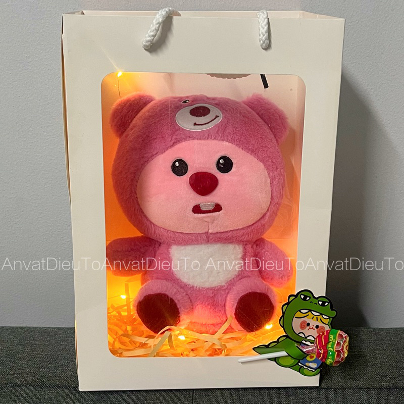 [Hàng sẵn HCM] Túi quà gấu bông Loopy Hải ly hàng loại 1 | Shopee Việt Nam