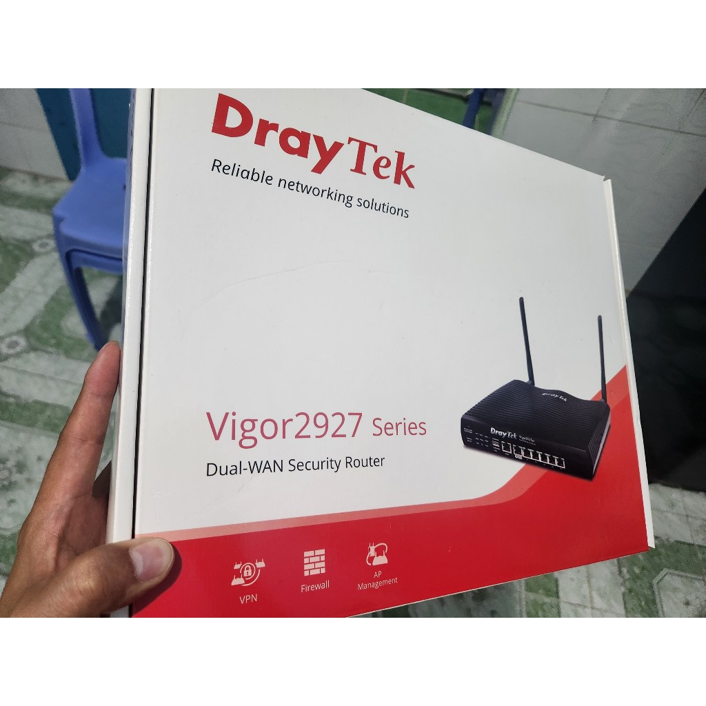 Thiết Bị Mạng-Router WiFi Draytek Vigor2927 - New - Bảo Hành | Shopee ...