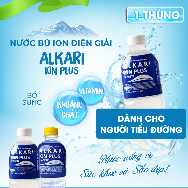 [Thùng 24 chai] Nước Uống Thể Thao, Nước Điện Giải Tăng Lực Alkari Ion ...