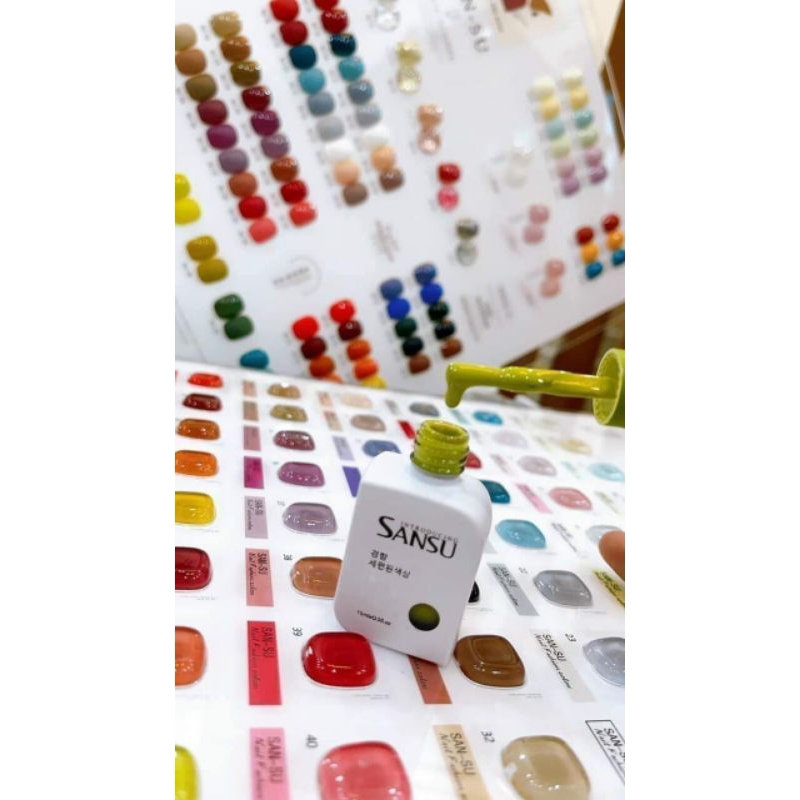 Sơn gel SANSU 10chai ngẫu nhiên ( không trùng màu ) | Shopee Việt Nam