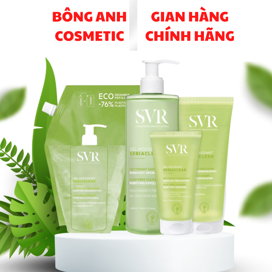 Sữa Rửa Mặt SVR Cho Da Dầu Mụn - SVR Sebiaclear Gel Moussant 200ml ...