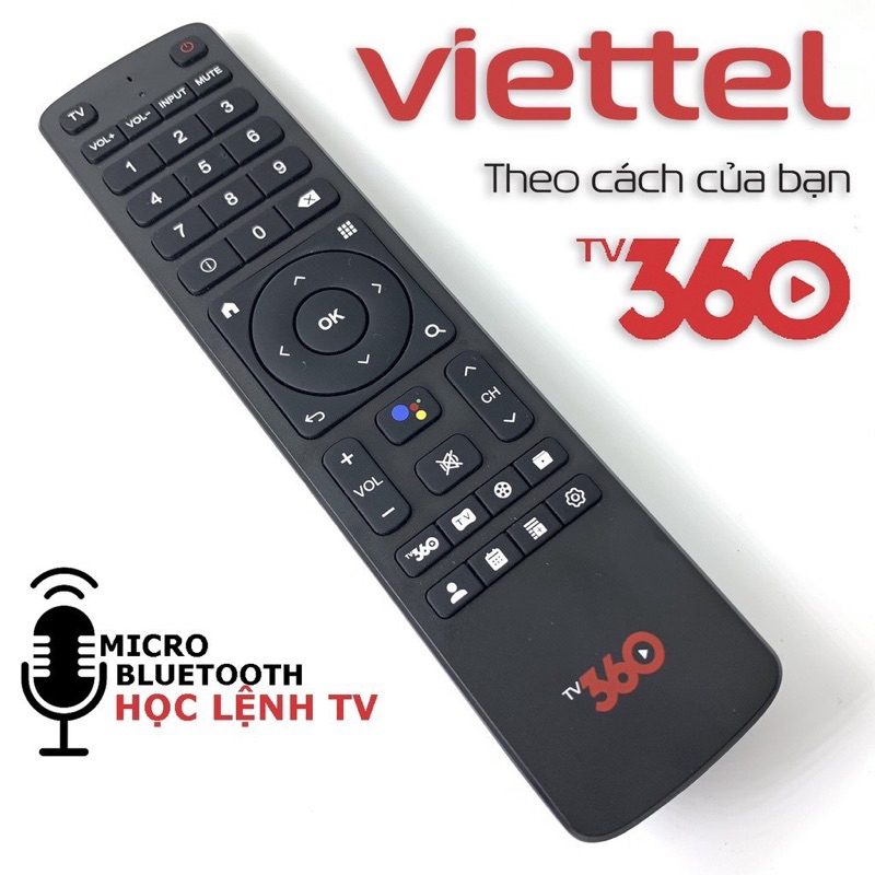 Remote Điều khiển giọng nói đầu thu Viettel TV360 | Shopee Việt Nam