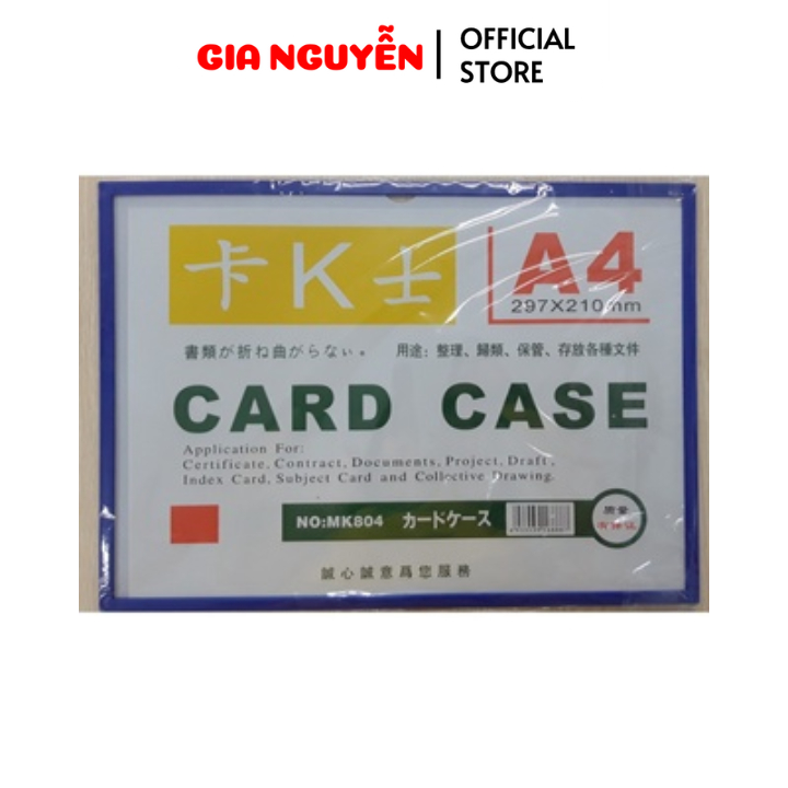 Card Case Nam châm A5, A4, A3 bao quanh khung nhựa dầy chống tĩnh điện- nam châm nhiều màu ...