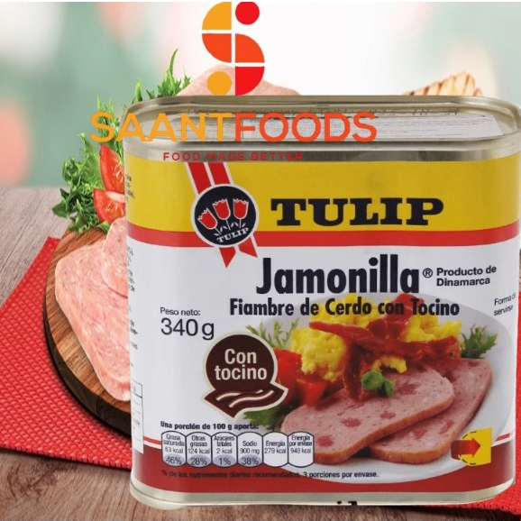 Thịt Heo Hộp Tulip Jamonilla Pork Luncheon Meat With Bacon 340gram ...