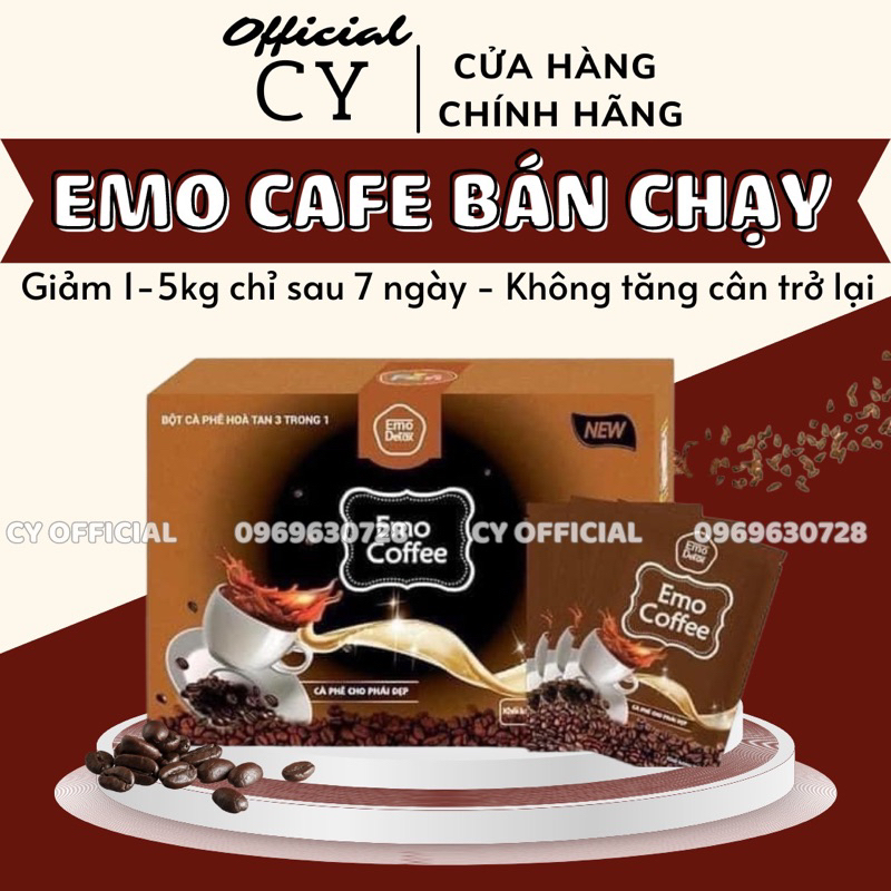 (HÀNG CHÍNH HÃNG) EMO COFFEE GIẢM CÂN HIỆU QUẢ CHỈ SAU 7 NGÀY/ TẶNG KÈM ...