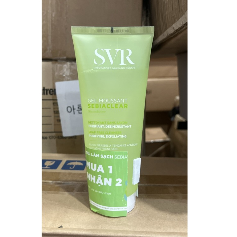Sữa Rửa Mặt SVR Cho Da Dầu Mụn - SVR Sebiaclear Gel Moussant 55ml-200ml ...