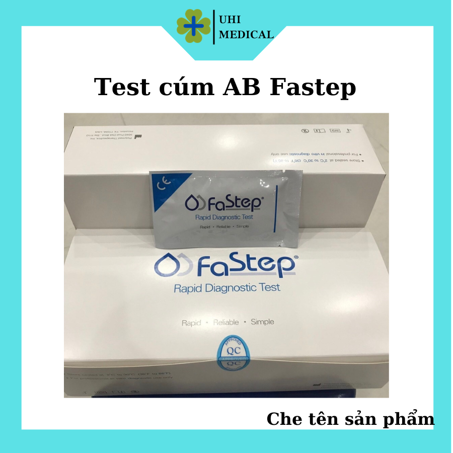 (bán sỉ)1 hộp test cúm ab fastep. hộp 20 bộ. | Shopee Việt Nam