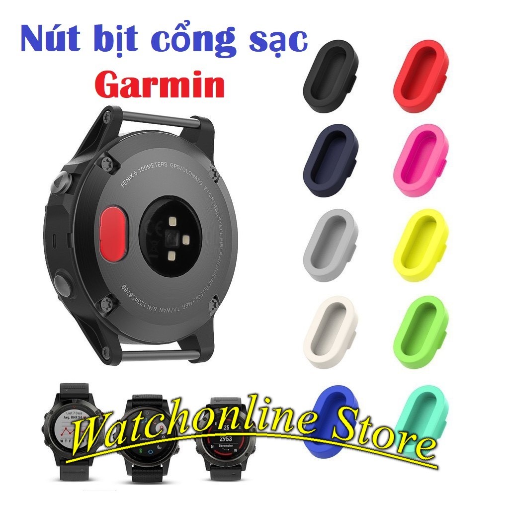 Núm bịt cổng sạc Silicon cho đồng hồ Garmin Fenix 5/5S/5X/instinct ...