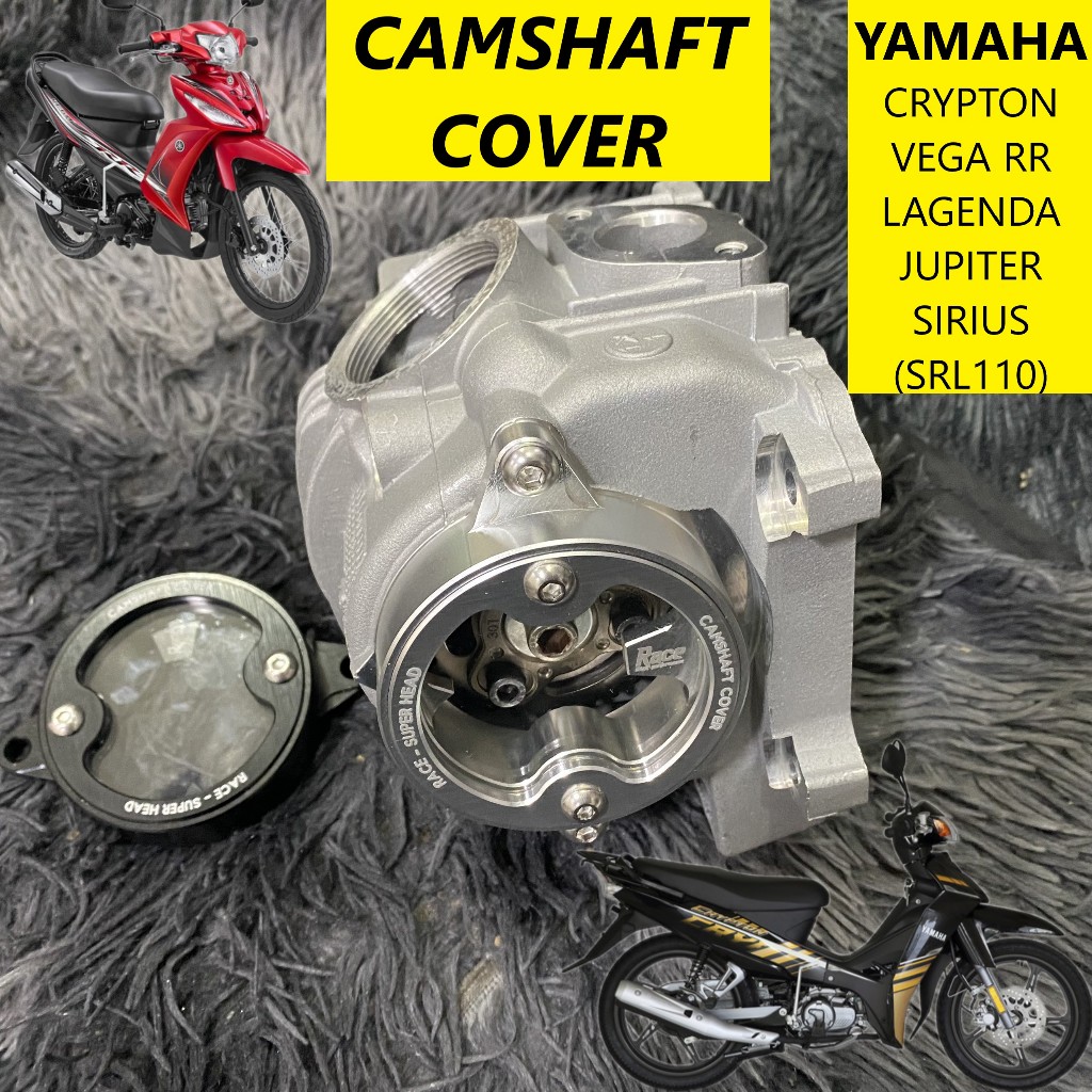 Nắp Chụp Trục Cam Trong Suốt cho [PnP] Yamaha CRYPTON T110 LAGENDA110 ...