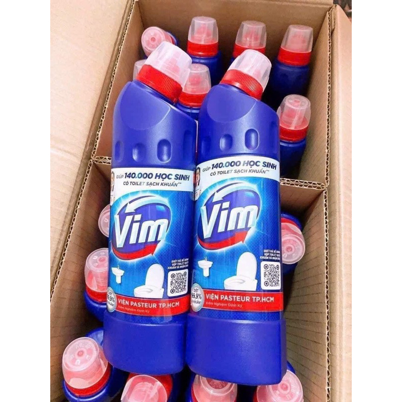 Thùng 24 Chai Tẩy Bồn Cầu Vim Xanh Biển 450ml | Shopee Việt Nam