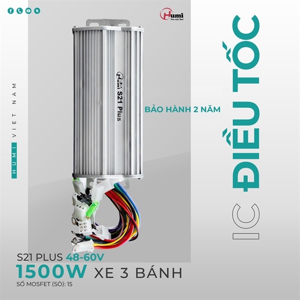IC Xe Điện Humi S21 48-60V 1500W - Xe 3 bánh | Shopee Việt Nam