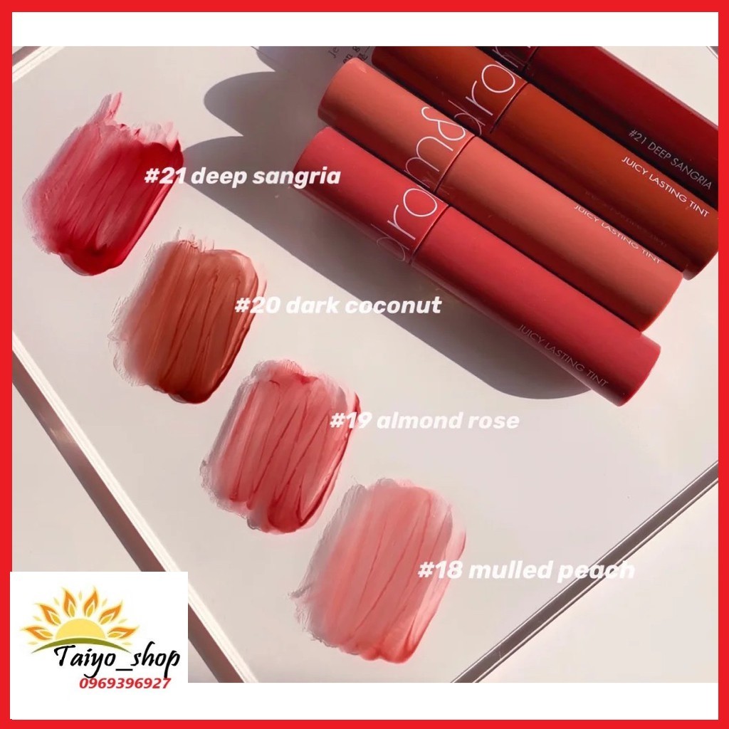[sparkling Juicy 18 19 20 21 ] Son Tint Bóng Siêu Lì Romand New Juicy