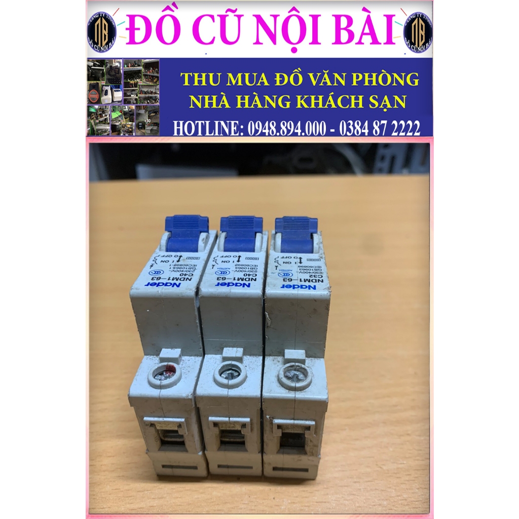 Aptomat Chính Hãng Nader 1 Cực - Aptomat MCB 1 Pha 6A, 10A, 16A, 20A, 32A, 40A, 50A, 63A, 100A ...