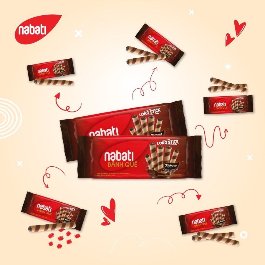 Bánh Quế Nhân Socola - Nabati Richoco Long Stick (Gói 130g) | Shopee ...