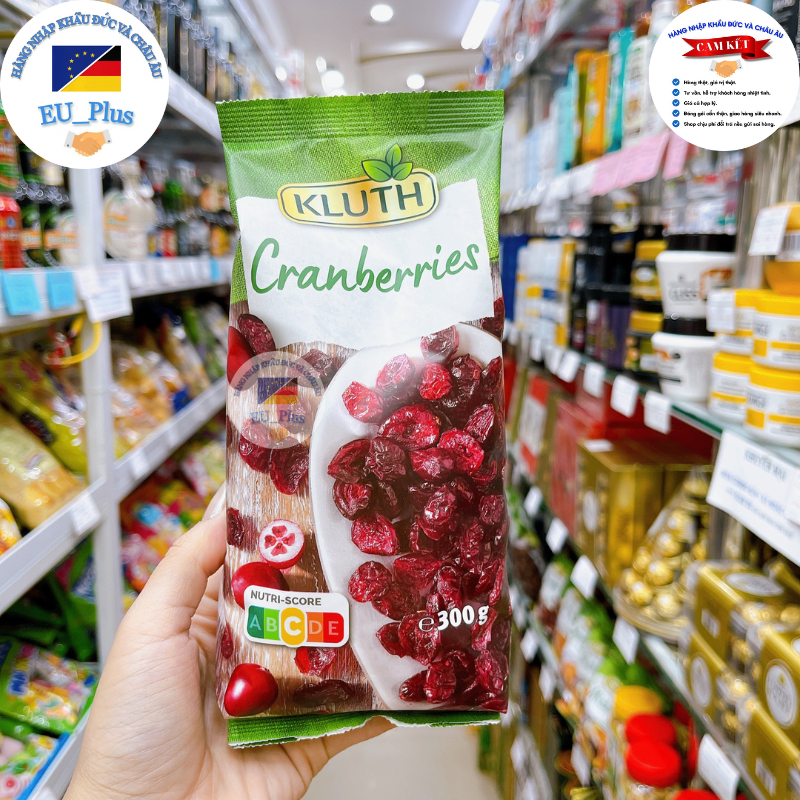 Nam việt quất Kluth Cranberries 300g Đức - 4008088885218 | Shopee Việt Nam