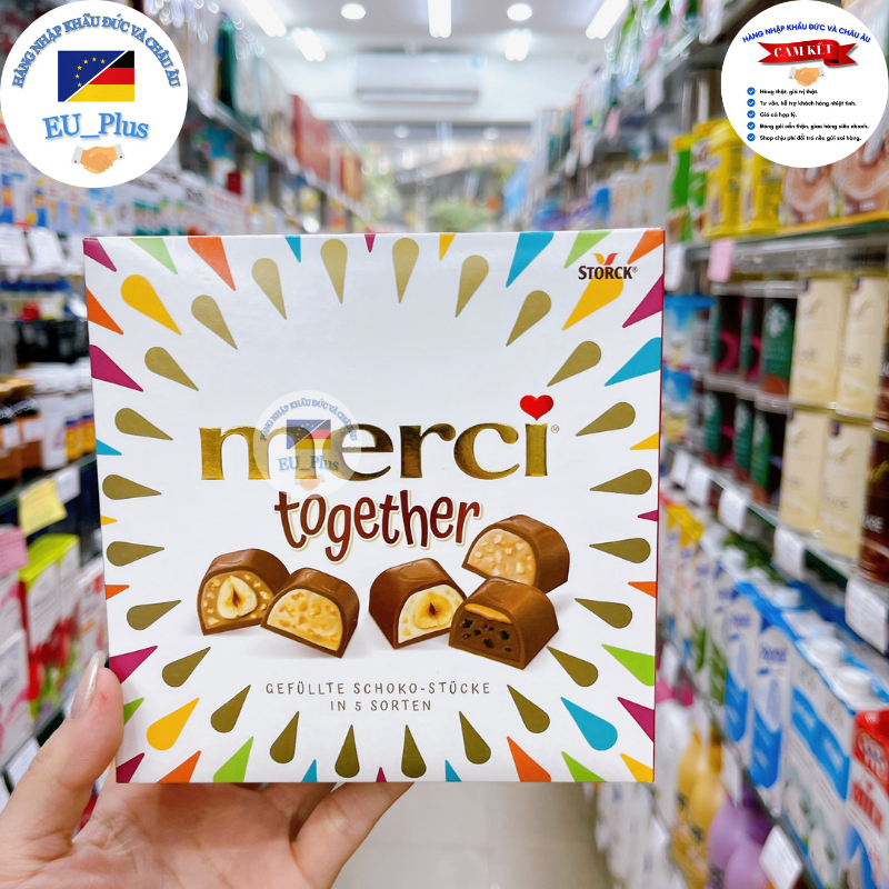 Kẹo Socola Storck Merci together 175g (Đức) hạn T6.24 | Shopee Việt Nam