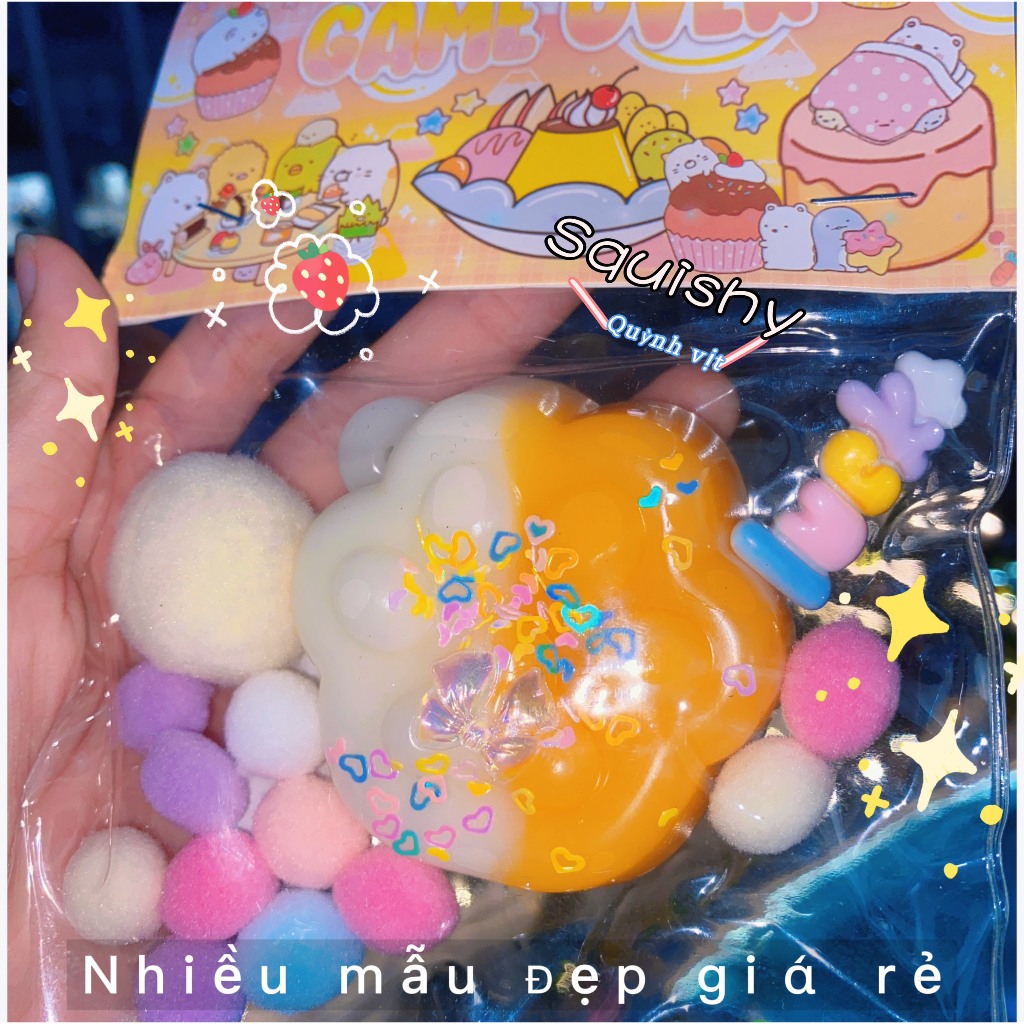 Squishy tay mèo size lớn nhiều mẫu shop Quỳnh Vịt bóp cực mịn dẻo đã ...