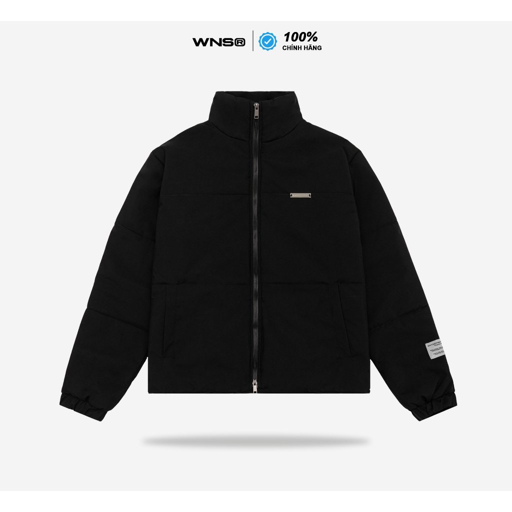WNS Puffer Jacket - Áo Khoác Phao Dài Tay Form Boxy Cổ Cao Lót Trần ...