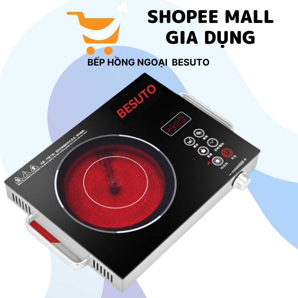 Bếp Hồng Ngoại Besuto BST-2212 Cảm Ứng Công suất Lớn 2000W Chính Hãng Thailand Bảo hành 12 Tháng ...