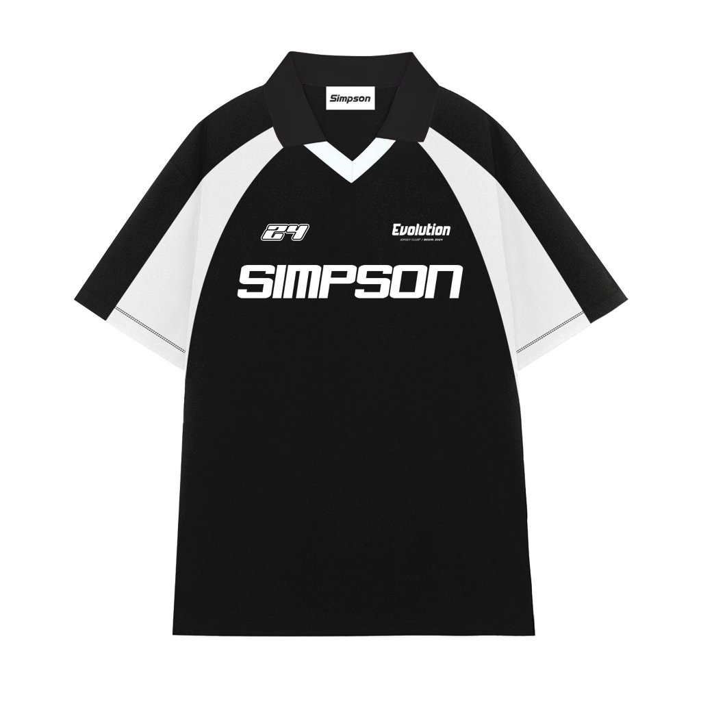Áo Polo Phối Cổ Thể Thao Local Brand Simpson Polo Unisex Nam Nữ ...