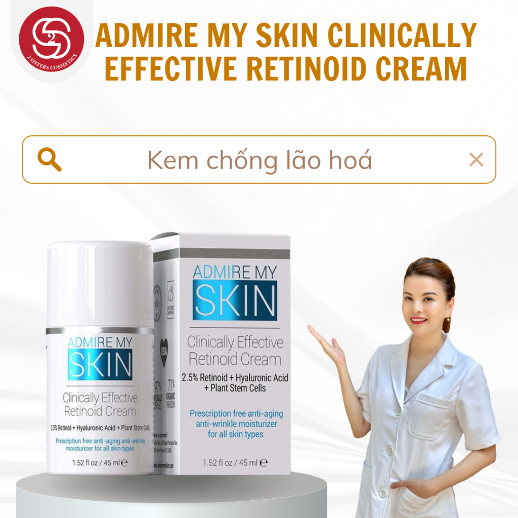 Kem Retinoid Chống Lão Hoá Clinically Effective Retinol Cream