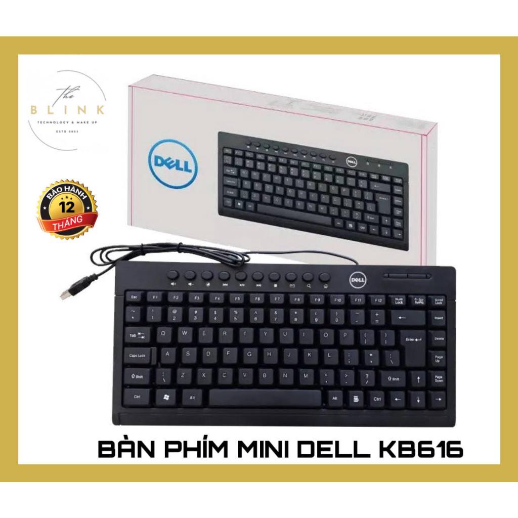 Bàn Phím Mini HP K600 / DELL KB616 - Thiết Kế Nhỏ Gọn- Tiện Dụng, Bảo Hành 12 Tháng- Hàng Công ...
